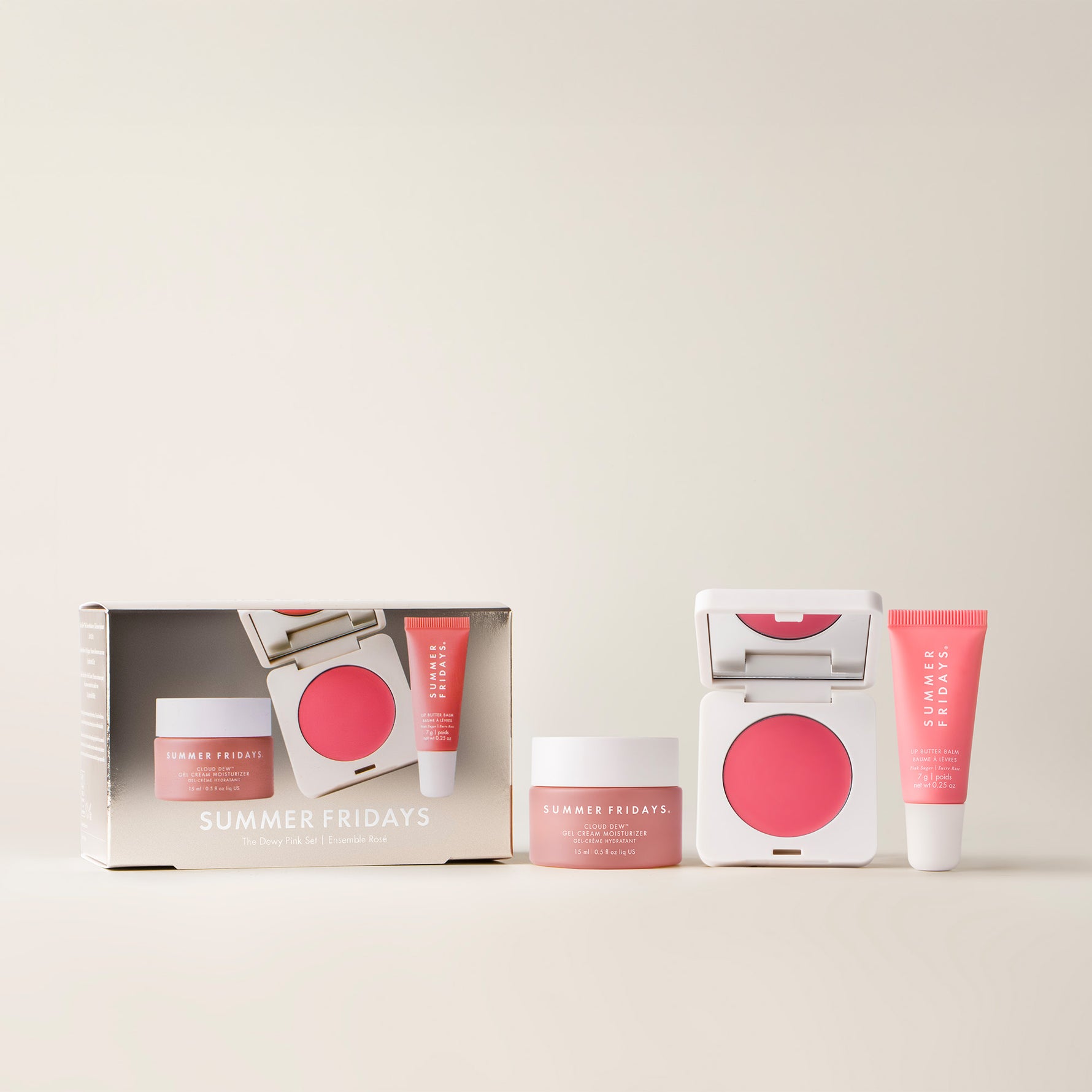 The Dewy Pink Set | Summer Fridays